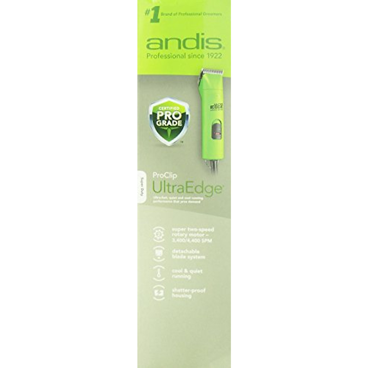 Andis ProClip AGC Super 2-Speed Plus Detachable Blade Clipper - Spring Green,dogs, house-cats