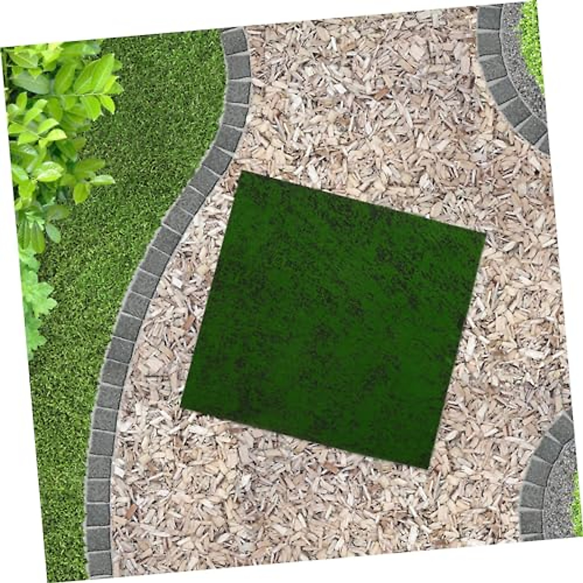 Toddmomy Artificial Moss Green Turf Artificial Turf Rugs for Area Rugs Artificial Plant Wall Fake Grass Turf Fake Lawn Adorn Sand Table Turf Mat Sand Table Lawn Model Fake Turf Pearl Cotton