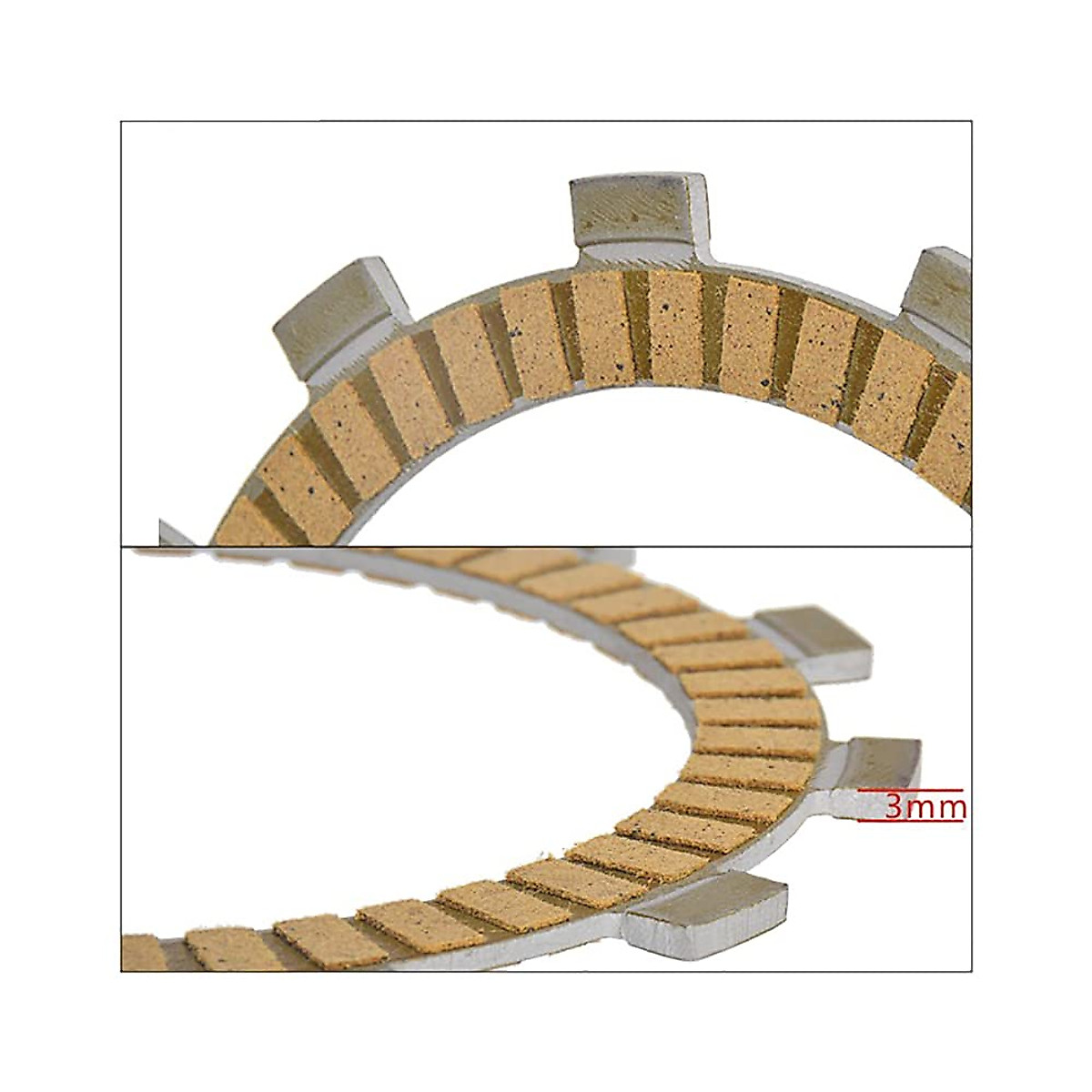 Motorcycle Friction Clutch Plate Kit for Kawasaki Z250 Z 250 2011-2013 EX250 BJ250 TNT250 Ninja 250 For Hyosung GT250 GT 250