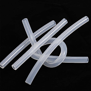 Replacement Straws for Thermos Funtainer 12 Ounce Bottle(F401), 8 Sets(8 pcs Silicone Sipper Straws, 8 pcs Silicone Straw stems and 2pcs Straw Cleaning Brushes)