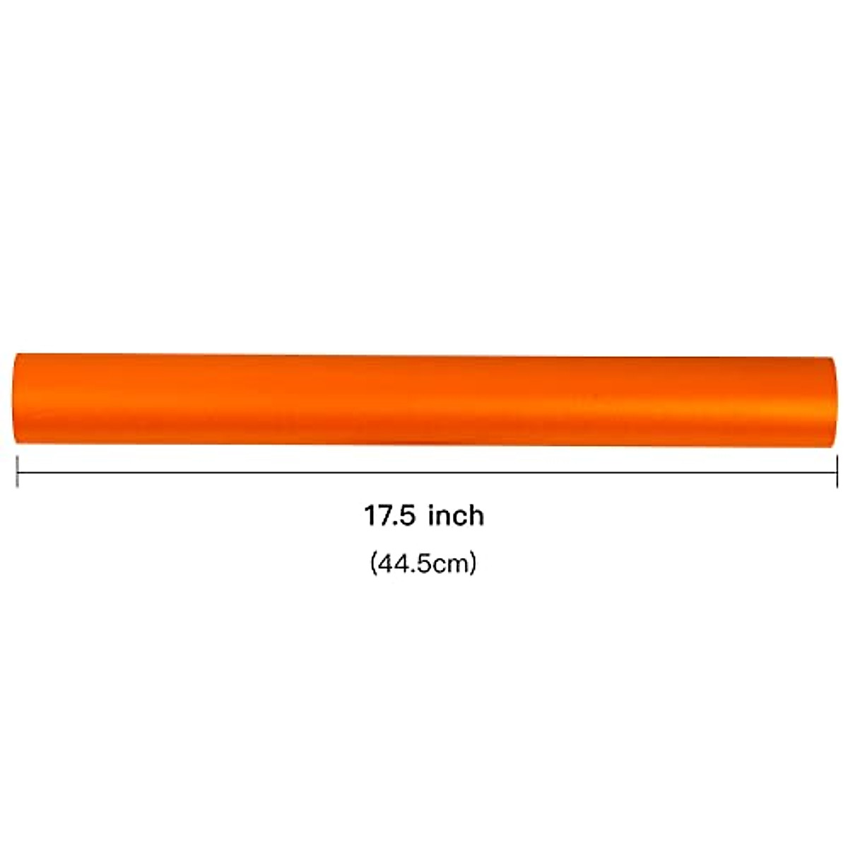 RUSPEPA Orange Matte Wrapping Paper - Solid Color Pearly - luster Paper Perfect for Wedding, Birthday, Christmas, Baby Shower -17.5 Inches X 32.8 Feet