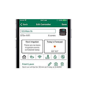 Rain Bird ST8O-2.0 Smart Indoor/Outdoor WiFi Irrigation Timer, 8-Station, Compatible with Alexa (Discontinued by Manufacturer)