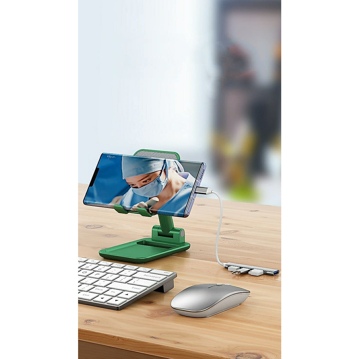 Mini USB Hub Extensions, 4 Port USB 3.0 Hub Expander, USB Adapter Station, Ultra Slim Portable Data Hub Applicable for Laptop, iMac Pro, MacBook Air, Mac, Notebook PC, USB Splitter Aluminum