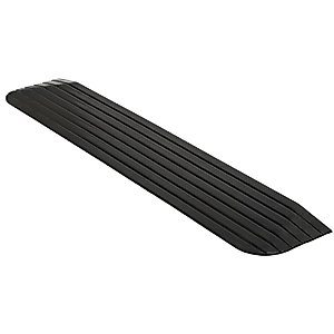 MAGIC UNION 1" Rise Solid Rubber Power Wheelchair Threshold Ramp Doorway