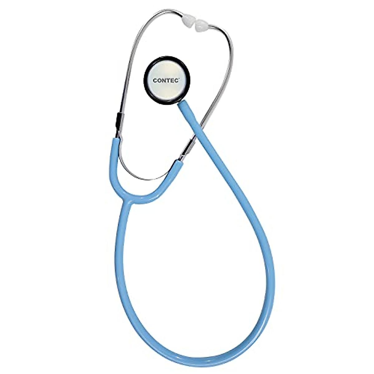 CONTEC Single Head Stethoscope for Adult Child Nurse with Light Weight Home use Light Blue Color
