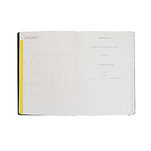 Collins Dream Planner 2024 Diary B5 Week to View and Monthly Journal - Lifestyle Planner and Organiser for Productivity and Goal Setting - January to December - Weekly - Sunshine Yellow - DP1B53.45-24