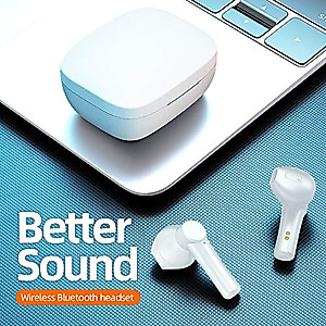 Wireless Earbuds Bluetooth Headphones 24hrs Play Back Sport Earphones,USB-C Charging Port with LED Display Ear Buds Built-in Mic Headset for Workout