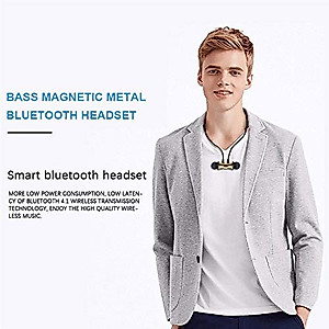 Wireless Headphones, Bluetooth Headphones, Best Sports Earbuds, Waterproof Stereo Earphones for Gym Running, Xt11 Earphone Wireless Magnetic in-Ear Bluetooth Earphone Silver