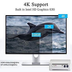 msecore Mini PC with Core i9-9880H 8 Cores Upto 4.8GHz, 32GB DDR4 RAM, 1T NVME SSD Desktop Computer, 4K@60Hz, HDMI, DP, Dual Monitor Capable, Wi-Fi 6, Bluetooth 5.1, Windows 11 Pro