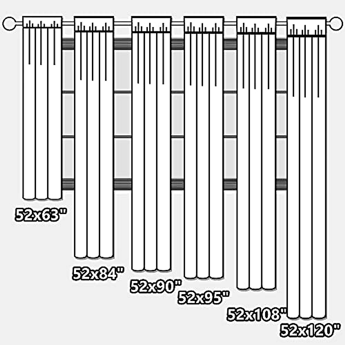 DesignQ Curtains 'Colorful Diamond Rock Jewelry Mineral' Curtains for Bedroom, Curtains for Living Room, Curtains & Drapes - Thermal Insulated - Single Panel-52x120