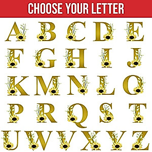 TOYSHEA Personalized Sunflower Blanket Name and Initial Letter Custom Throws Cozy Soft Blankets Fleece Sherpa for Women Girls Mom Daughter Grandma Kids Gift for Mother's Day Birthday Christmas