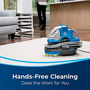 Bissell SpotBot Pet handsfree Spot and Stain Portable Deep Cleaner, Blue, 2117A