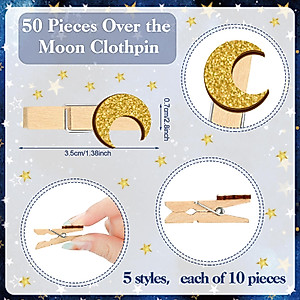 Patelai 321 Pcs Baby Shower Games Supplies, 5 Sets (50 Cards Each) Activities Cards with 20 Pencils 1 Don't Say Baby Sign 50 Clothespin(Twinkle Little Star)