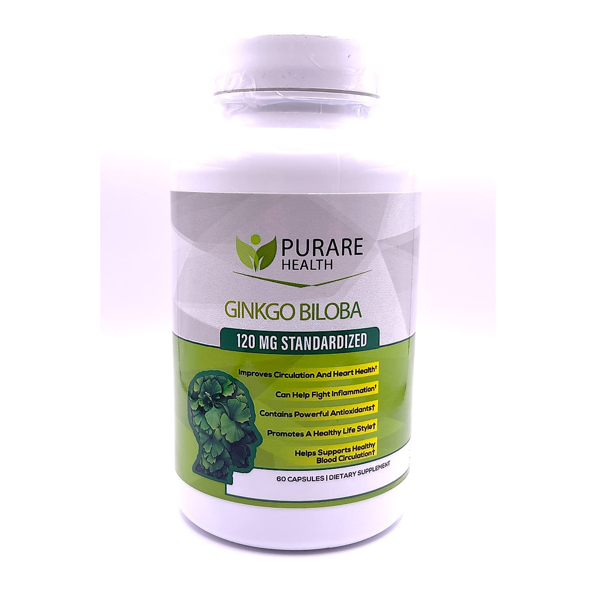 Purare Health Ginkgo Biloba Supplements