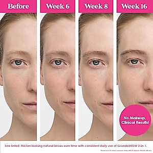 Grande Cosmetics GrandeBROW 2-in-1 Tinted Brow Gel + Brow Enhancing Serum, Medium