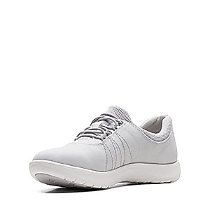 Clarks Adella Stroll Oxford, Light Grey, 8 Medium
