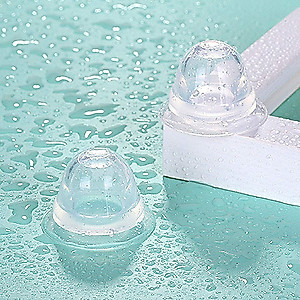 2 Pcs Nipple Corrector Nipple Pullers Everters for Flat and Inverted Nipples with Travel Case for Breast Feeding Nursing Mothers