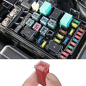 7 Pieces Tall Standard Fuses 20 amp JCase Box Shaped Fuse Compatible for Ford Chevy GM Nissan Toyota Pickup Trucks Cars SUV