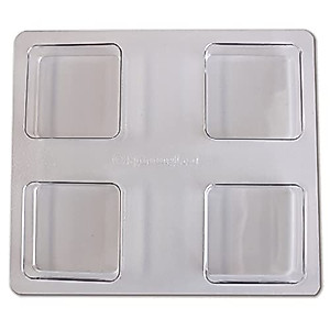 4 Cavity S'mores Mold For Chocolate-Covered Cookies