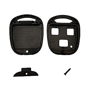 for Lexus Key Fob Shell,Replacement Key Case Housing Keyless Entry Remote Key Case with Stickers Fit for Lexus GS300 GS400 GS430 GX470 IS300 LS400 LS430 LX470 RX300 RX330 (1 Black)