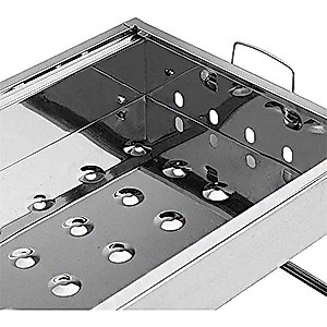 Lapden Folding Portable BBQ Grill Charcoal Barbecue Grill Outdoor Camping Picnic Burner Foldable Charcoal Camping Barbecue Oven