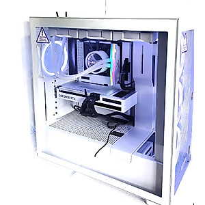 Gaming Desktop - Liquid Cooled Intel Core i7 11700F 3.6GHz 8-Core Processor, 16GB DDR4 Memory, GeForce RTX 3060ti 8GB GDDR6 Graphics, 1 TB SSD, WiFi, Windows 11 Home 64-bit, White.