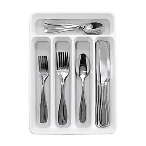 madesmart Mini Silverware Tray, White