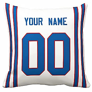 ANTKING Throw Pillow 2 Packs Custom Any Name and Number for Men Youth Boy Gift