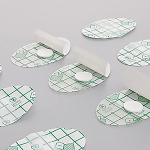 Citihomy 60pcs Ear Covers for Shower,Disposable Baby Waterproof Ear Water Protection Covers Caps Ear Stickers for Swimming Bathing Showering Surfing Water Sports