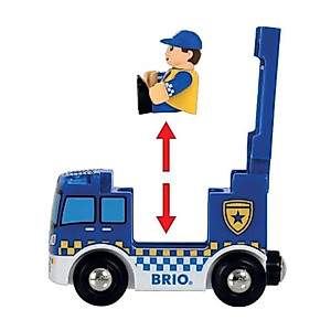 Brio World - 33813 Police Station - Interactive Toy Set for Kids | Enhances Creativity & Imagination | Features Light & Sound Effects | Compatible with Brio Railway | Perfect for Ages 3 and Up