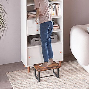 Itsst Wooden Step Stool,Stepping Stool for Adult & Kids，Wood One Step for Kitchen, Bedroom, Living Room, Bathroom Hold up to 500lbs