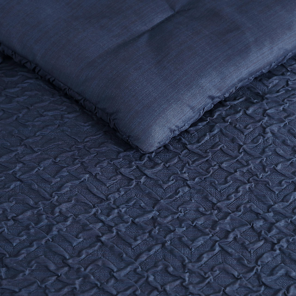 Nautica - Queen Duvet Cover Set, Soft & Cozy Microfiber Bedding with Matching Shams, All Season Home Decor (Point Harbor Navy, Queen)