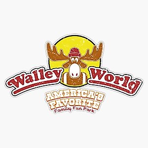 JB Print Walley World (Colour) Vinyl Decal Sticker Car Waterproof Car Decal Bumper Sticker 5"