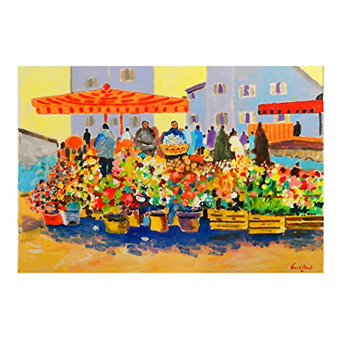 Flower Market in Tangiers, Morocco