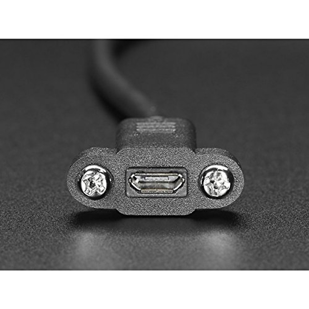 Adafruit Panel Mount Extension USB Cable - Micro B Male to Micro B Female [ADA3258]