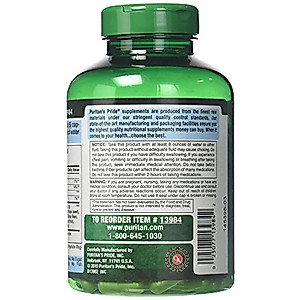 Puritans Pride Fiber Force 6, 200 Count