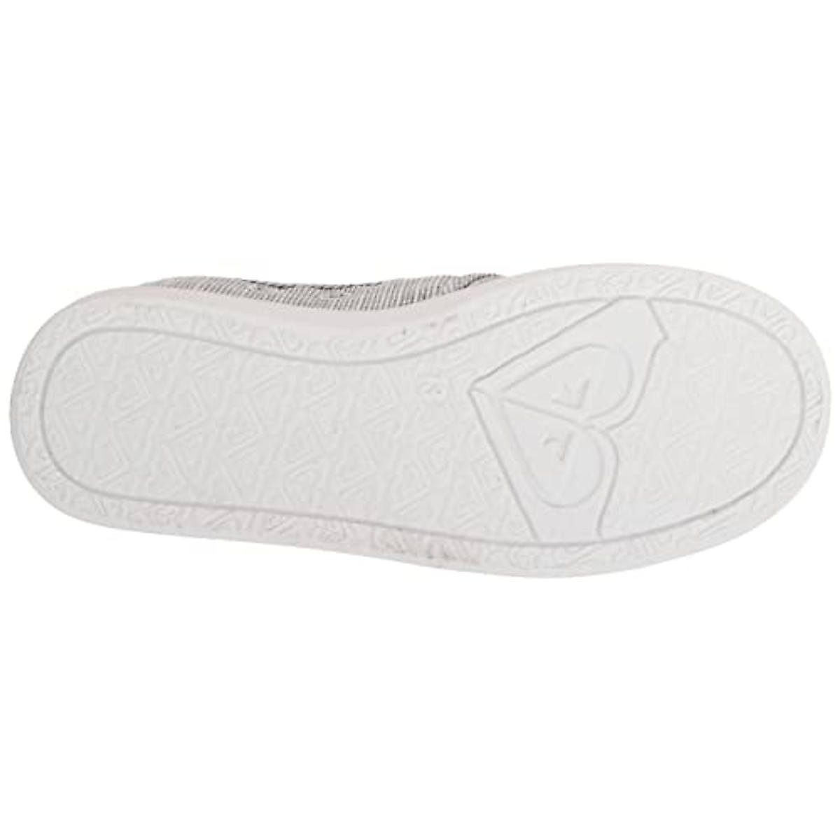Roxy Girls Minnow Slip on Sneaker Shoe, Gry/Chr, 11 Big Kid
