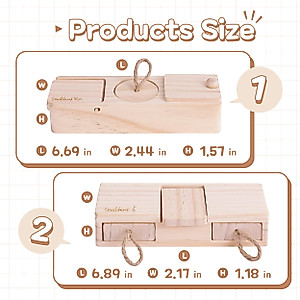 SoulThink Interactive Wooden Rabbit Toys - Sniff n' Snack Rabbit Treats Bunny Toys, Enrichment Rabbit Toy for Boredom, Better Than Snuffle Mat for Small Animals, Hamsters, Guinea Pig (2 Sets)