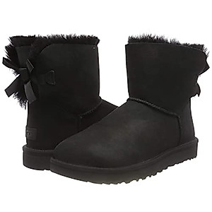 UGG Women's Mini Bailey Bow Ii Boot, Black, 7