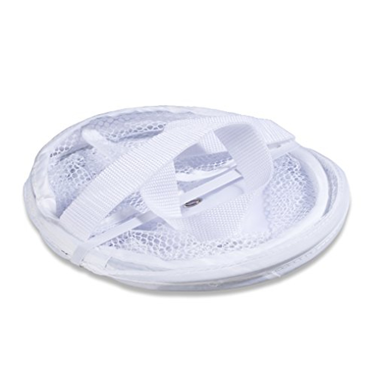 Bathroom Personal Organizer - 8" X 6" - Three Large Compartments to Organize Your Bathroom Accessories. The Shower Caddy Features a Drainage Hole and Carry Handle for Easy Transport. (White)