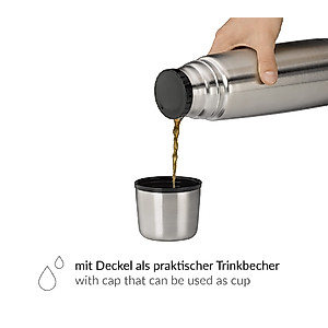 ALFI isoTherm Vacuum Flask isoTherm 0.5 L Perfect Stainless Steel with Screw Cap