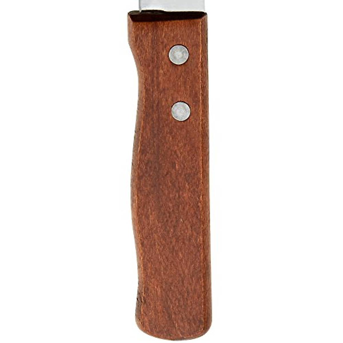 Tezzorio (Set of 36) 10-Inch Jumbo Steak Knives, 5-Inch Stainless Steel Rounded Serrated Blade with Wooden Handle, Commercial Quality Steak Knife Set