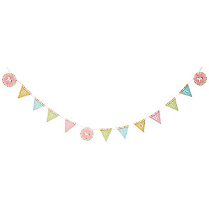 Creative Converting Carousel Pennant Banner Party Supplies, 8.2", Multicolor