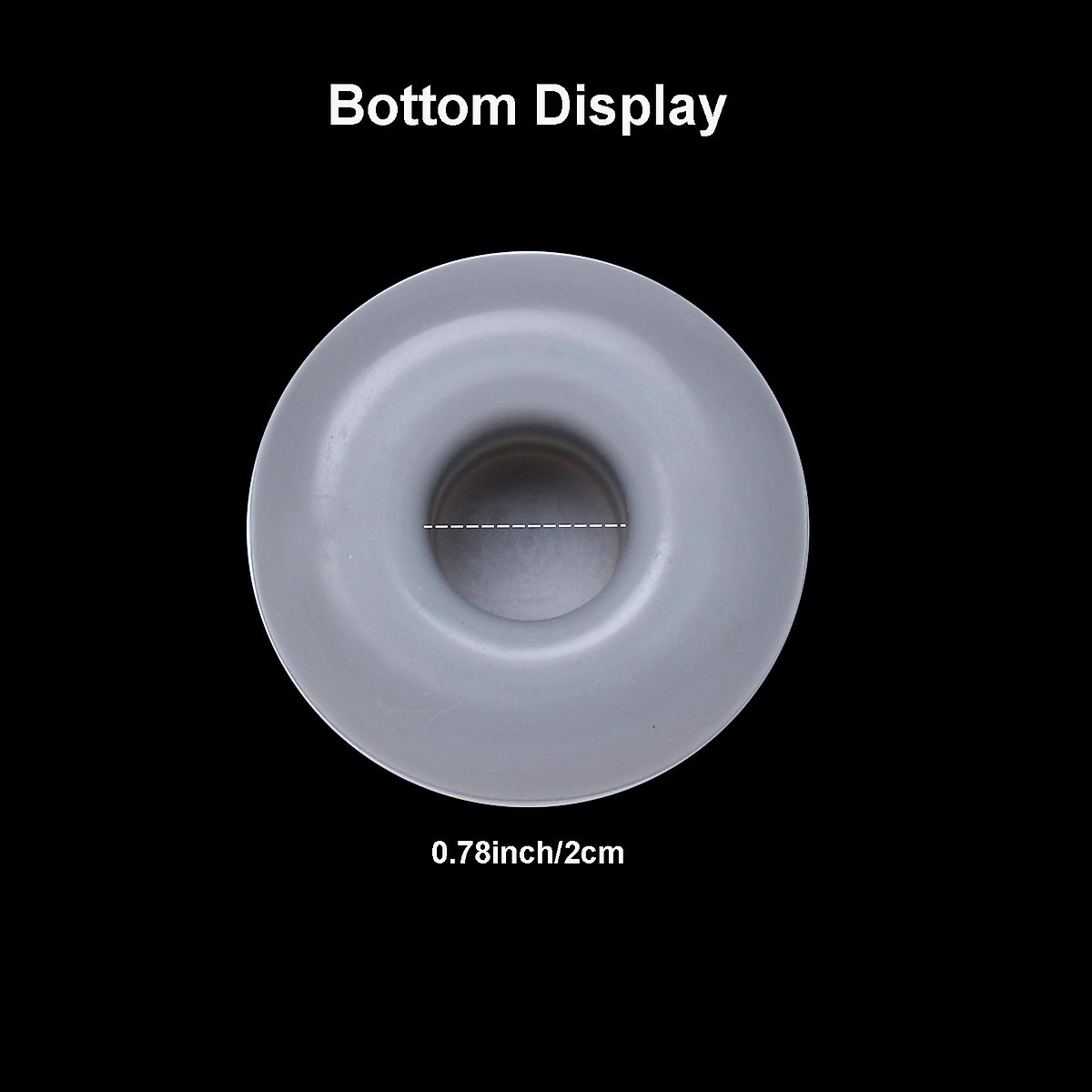 HAQQI Cooler Feet Non-Slip Rubber Feet Compatible with Roadie Tank Hard Sided Models Replacement Feet Round Gray (4-Pack)