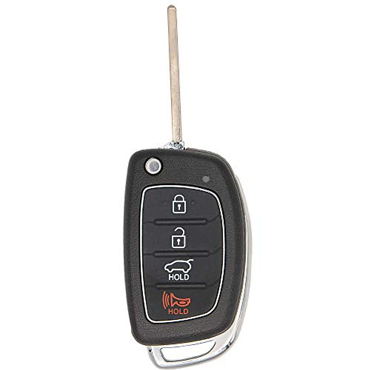 Keyless2Go Replacement for Keyless Entry Remote Head Flip Car Key Fob for Hyundai Santa Fe TQ8-RKE-3F04 95430-4Z100