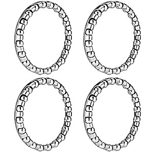 Jaceyon Bike Headset Bearings 5/32" x 20-Balls 4Pcs Bicycle Ball Bearing, 1-1/8" Headset Bearings Caged for Mountain MTB Bike