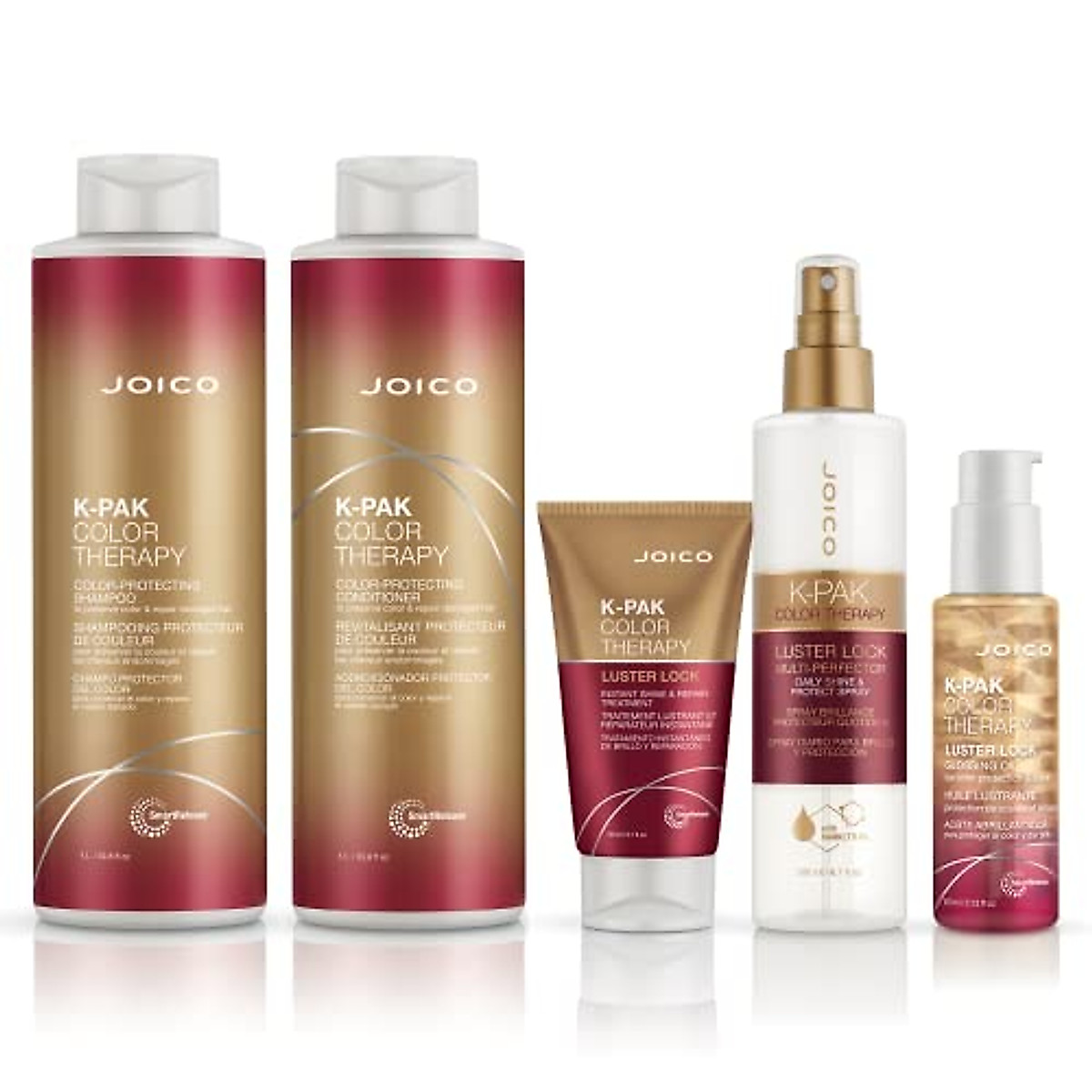 K-PAK Color Therapy Color-Protecting Conditioner | For Color-Treated Hair | Boost Shine & Elasticity | Repair Breakage | Rebuild Damaged Hair | With Keratin & Argan Oil | 33.8 Fl Oz