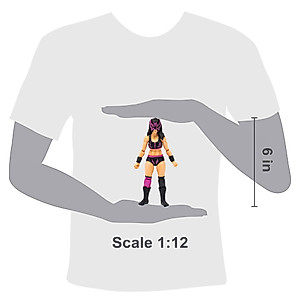 Boss Fight Studio Lady Maravilla, Legends of Lucha Libre Collectible Action Figure – Highly Articulated Figurine with Accessories Including Smartphone, Alternate Hands and Head, & Selfie Stick – 1:12