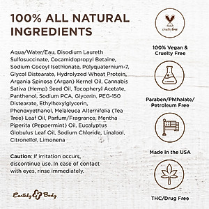 Earthly Body Miracle Oil Tea Tree Shampoo 16 Fl Oz