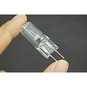 （Pack of 5）- FCS 150W/T4/24V/CL/G6.35 150-watt 24-Volt Bi-Pin Based Stage and Studio T4 Bulb Light Lamp Halogen, Clear/for Projector Stage Slide & Movie Projection